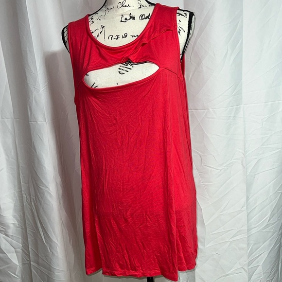 torrid | Tops | Torrid Red Cut Out Tank | Poshmark